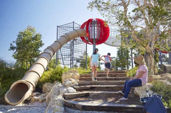 Stadium Park & Chevron Parkland by HASSELL – mooool