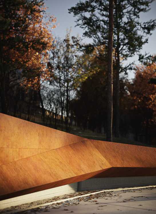 Public Memorial space by Guess Line Architects – mooool