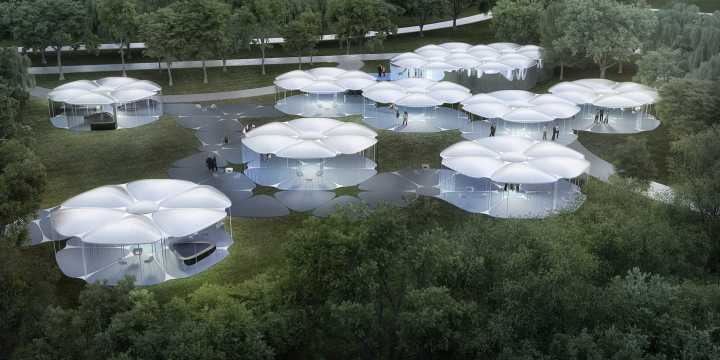 Flower Pavilion by AZC – mooool