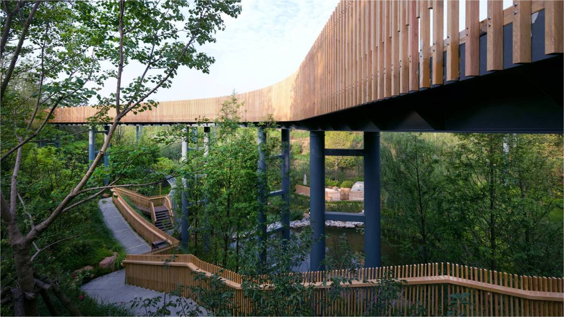 Zhaoshang Yichang Evian town landscape design(river valley part) by BW ...