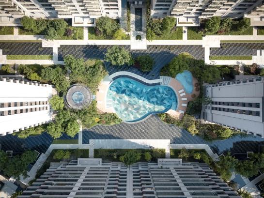 Chengdu China Railway Construction Xipai City by Belt Collins – mooool