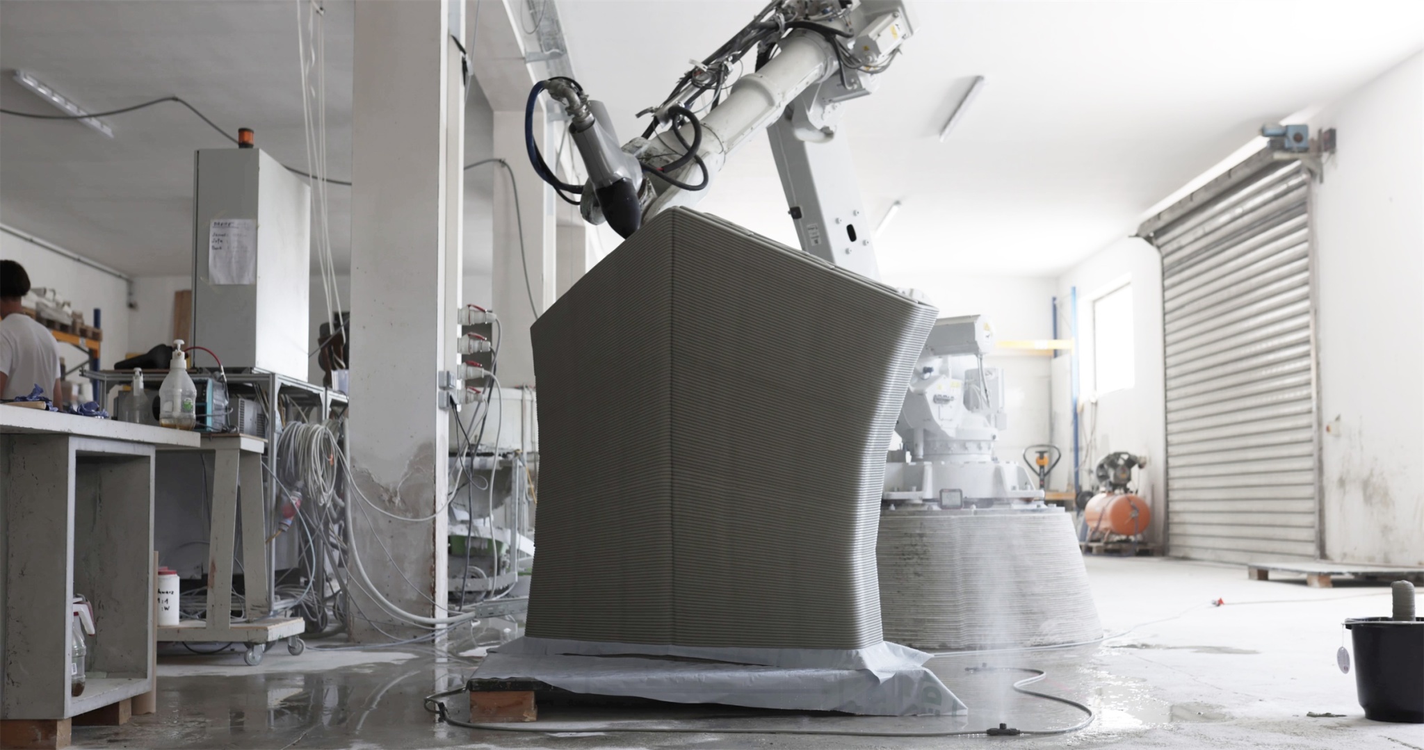 Striatus Arched 3D Concrete Printed Masonry Bridge by Zaha Hadid ...