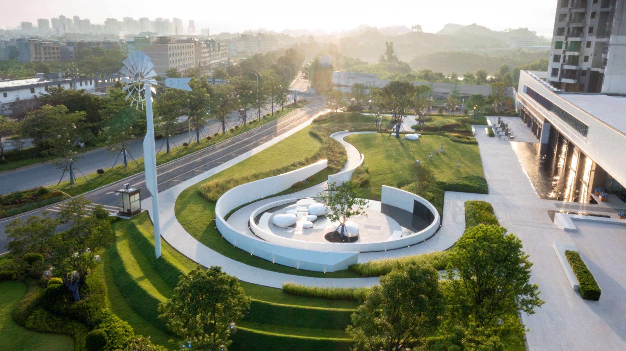 Guangdong Heyuan Jiangwan Huguang Seal by Bonjing Landscape – mooool