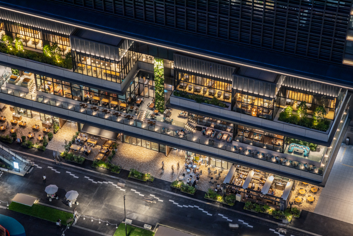 TOKYO TORCH Tokiwabashi Tower by Mitsubishi Jisho Sekkei – mooool