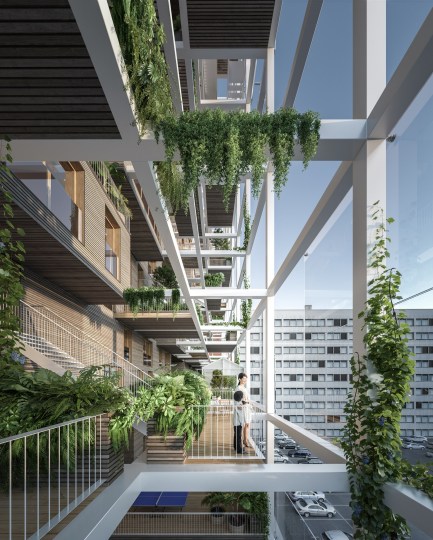 “垂直森林”住宅，建筑融于自然 / MVRDV – mooool木藕设计网