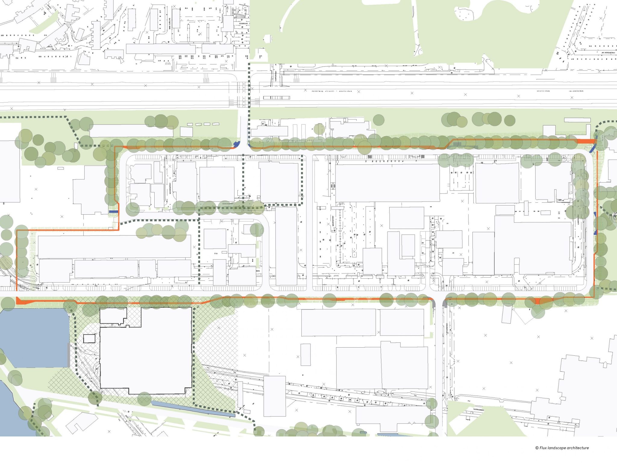 城市友好型步行空间设计 / Flux landscape architecture – mooool木藕设计网