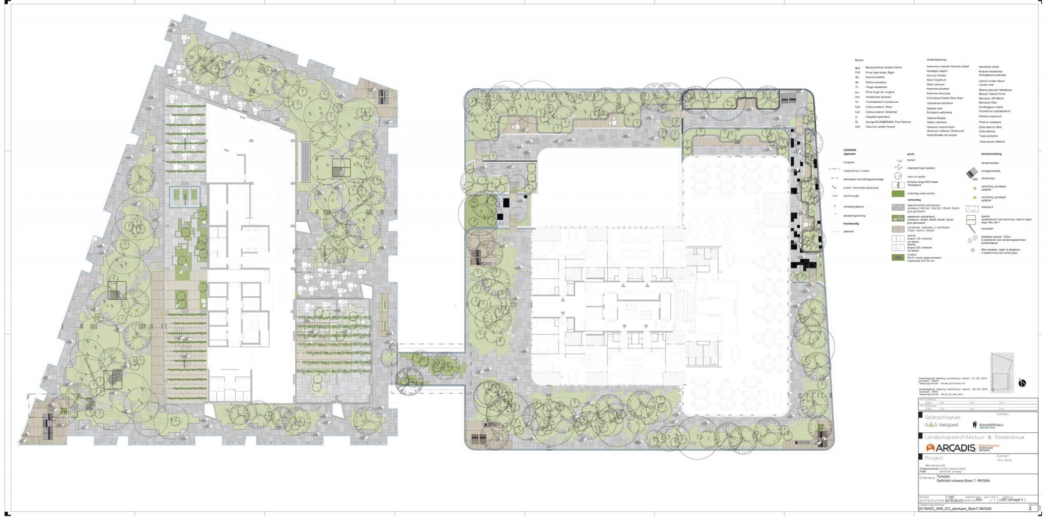 Tuinen Torens Wonderwoods, Jaarbeursplein, Utrecht by Arcadis Landscape ...