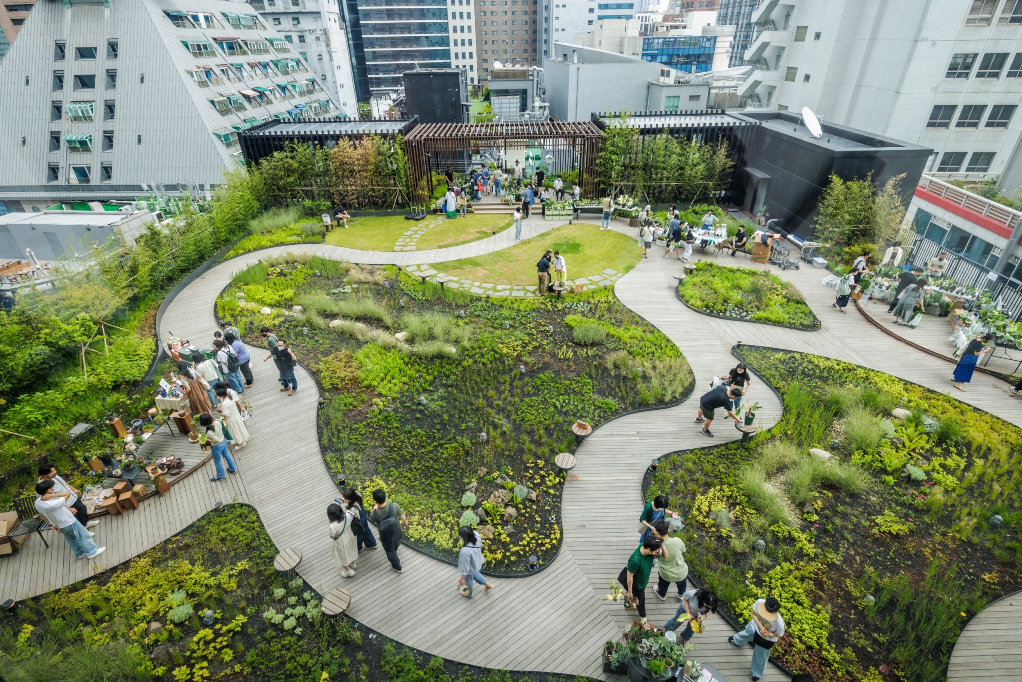 Timewalk Myeongdong Shared Garden By lab D+H – mooool