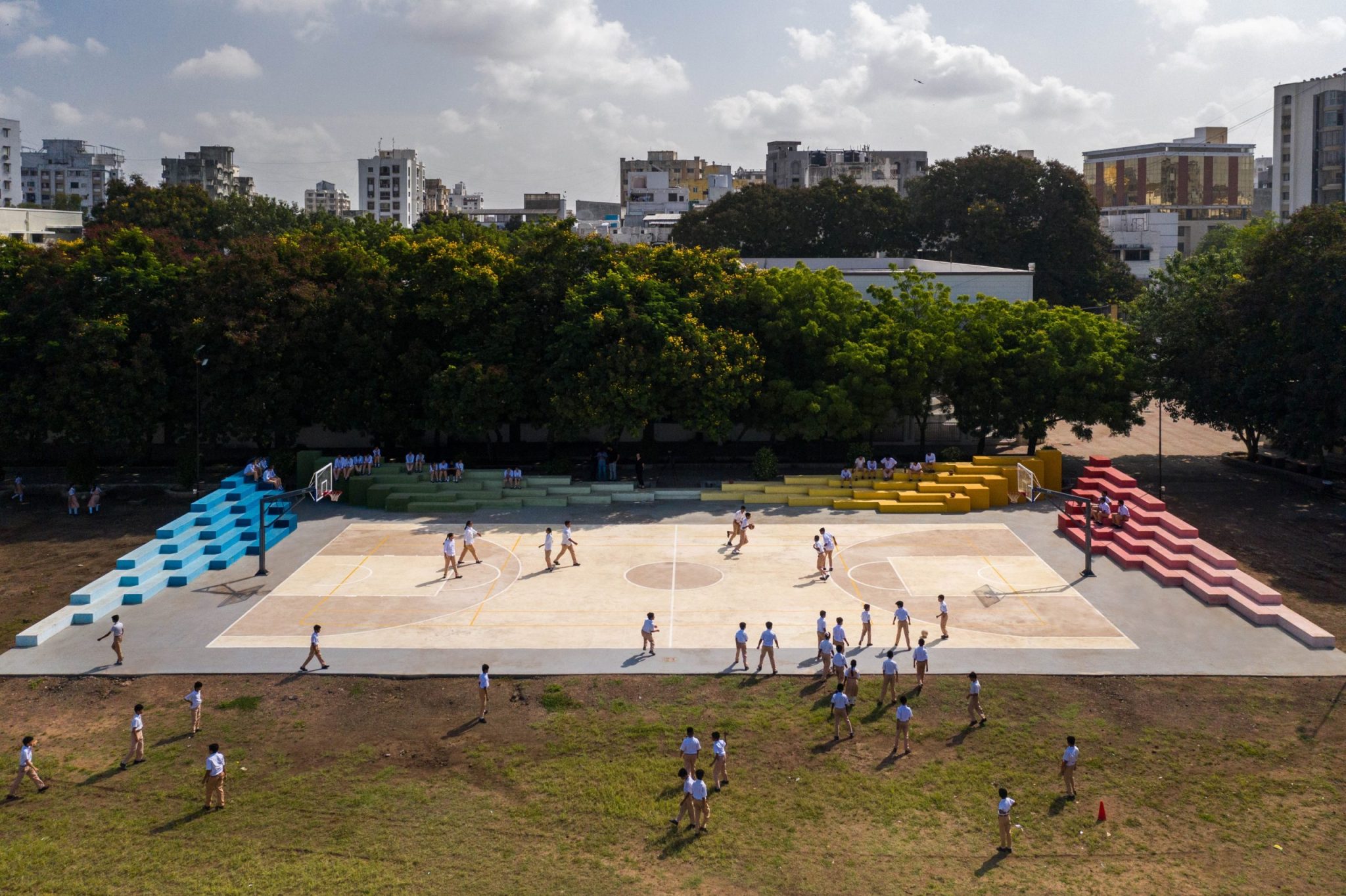 Multipurpose Court at St. Mary’s School by playball studio – mooool