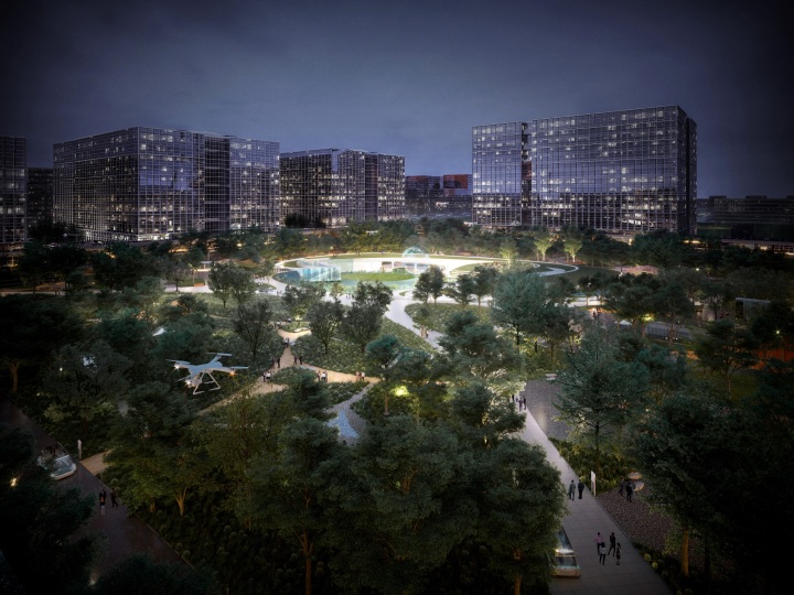 概念设计 | 阿里巴巴第五期园区国际设计竞赛 / ASPECT Studios – mooool木藕设计网