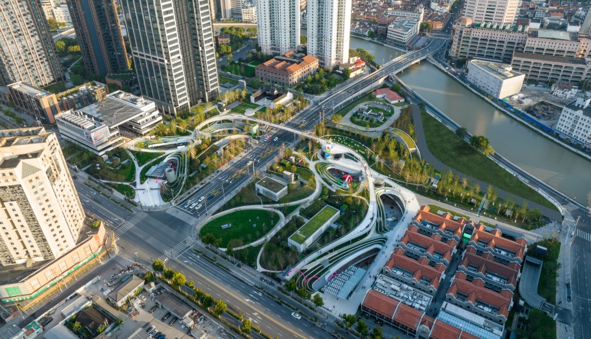 上海苏河湾万象天地（苏河湾中央公园）：有机生长的“都市绿心” / Lab D+H SH – mooool木藕设计网