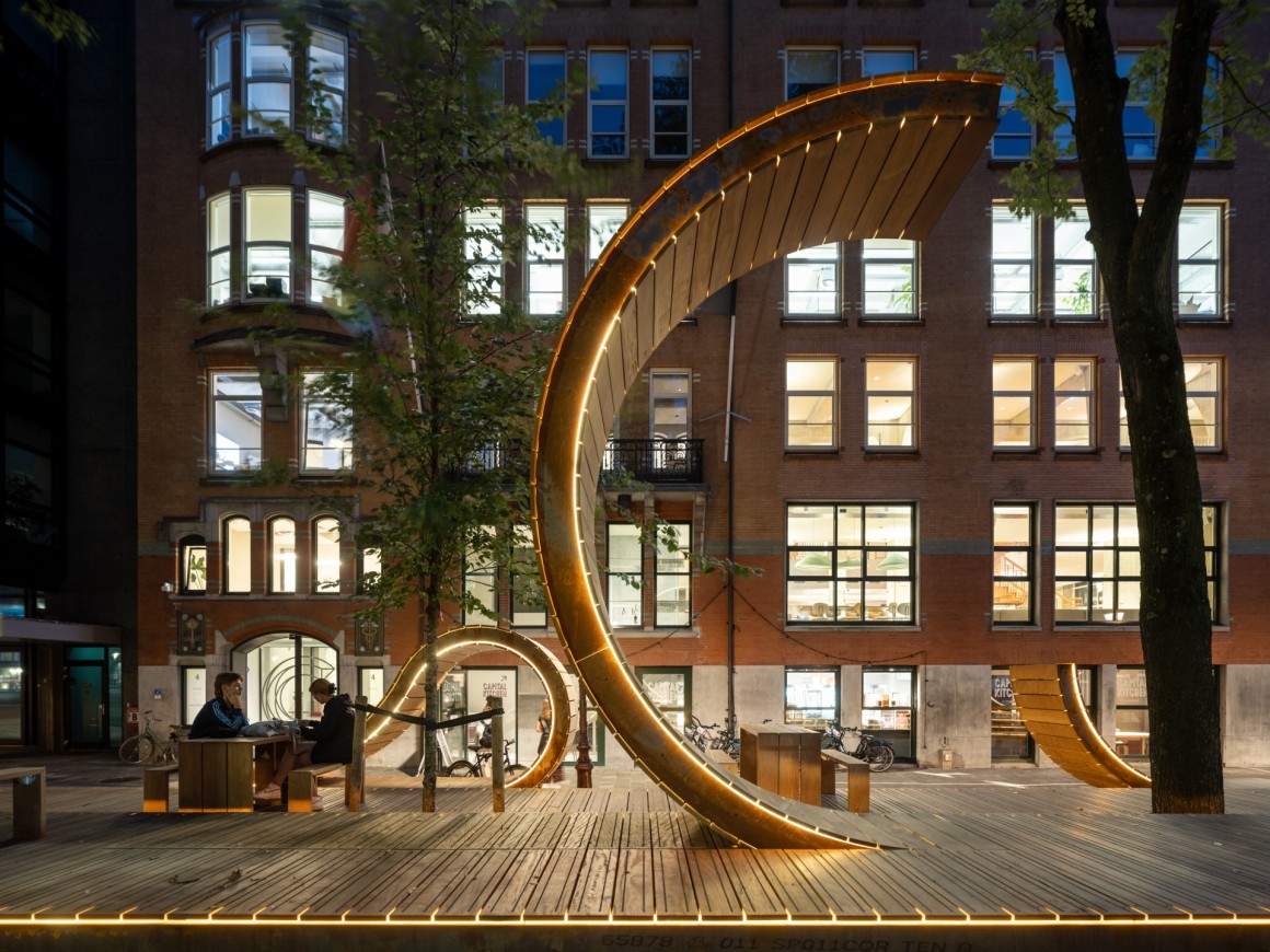 A different kind of installation, activating the space with creativity ...