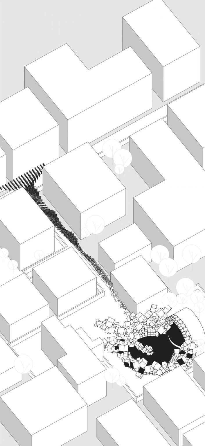 印度杜尔迦女神节临时装置，受困的飞鸟 / Abin Design Studio – mooool木藕设计网