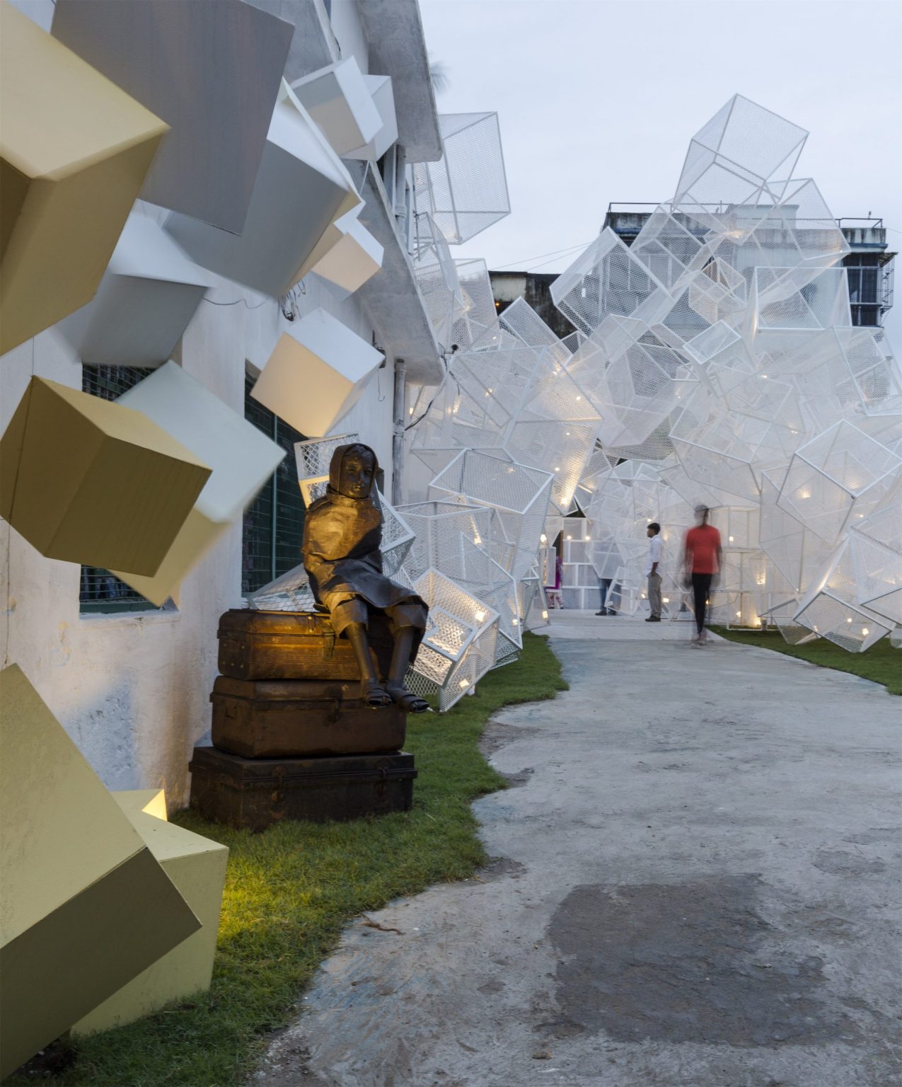 Durga Puja Festive Pavilion by Abin Design Studio – mooool