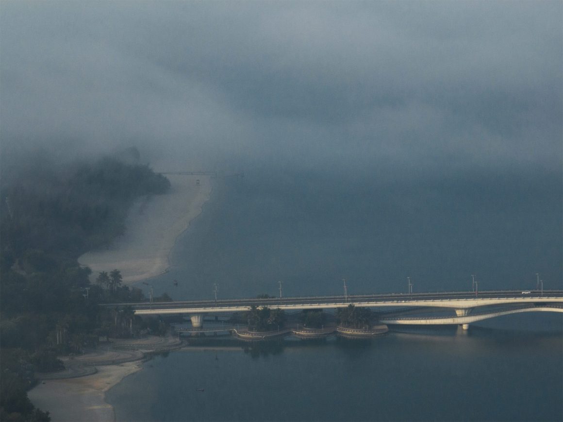 Landscape Bridge of No.1 Haihua Island, Danzhou City, Hainan Province ...