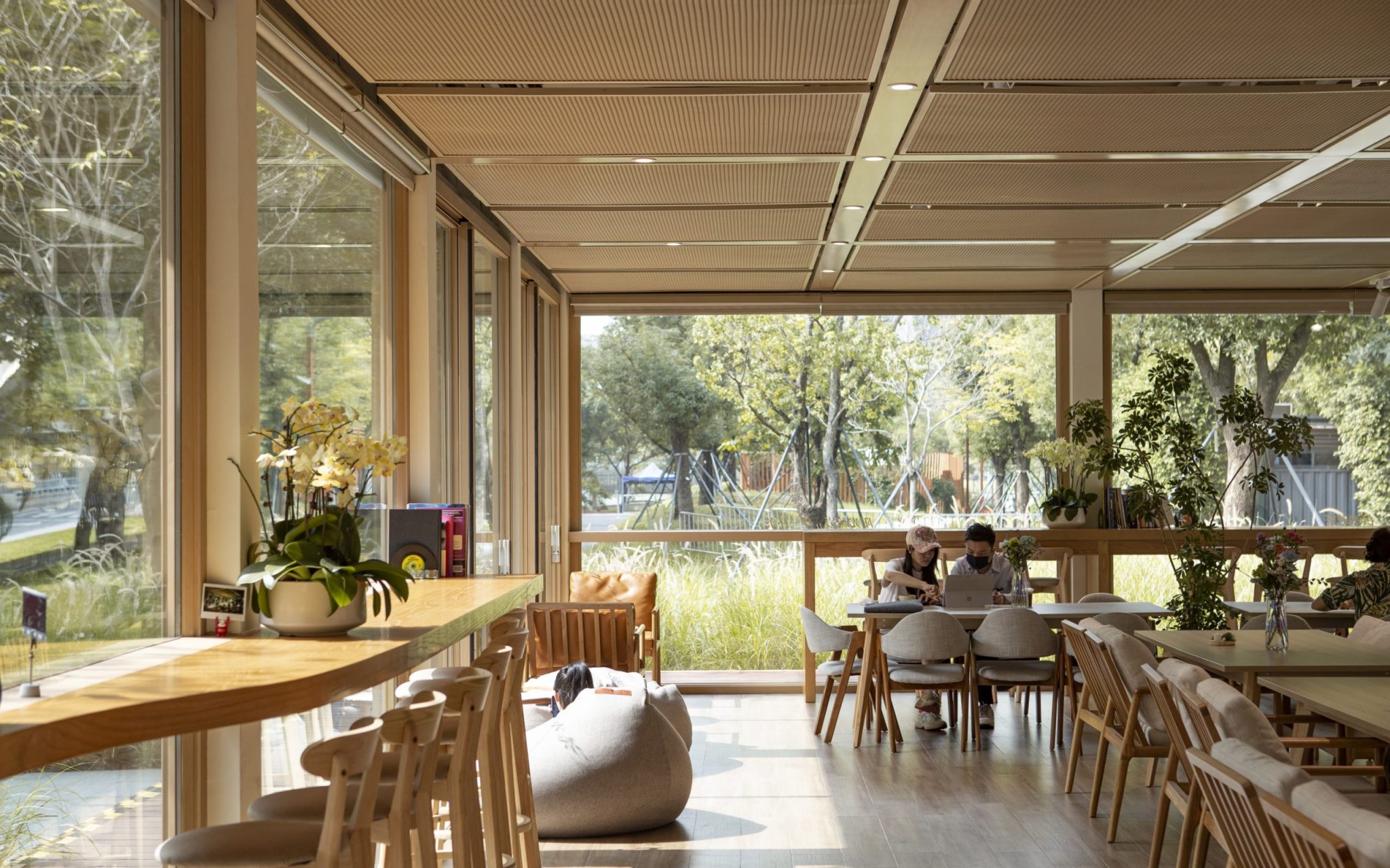 大沙河生态长廊 滨水茶室 / ZAD鸷飞建筑 – mooool木藕设计网