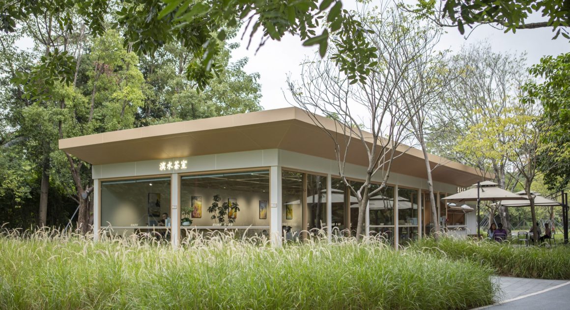 大沙河生态长廊 滨水茶室 / ZAD鸷飞建筑 – mooool木藕设计网
