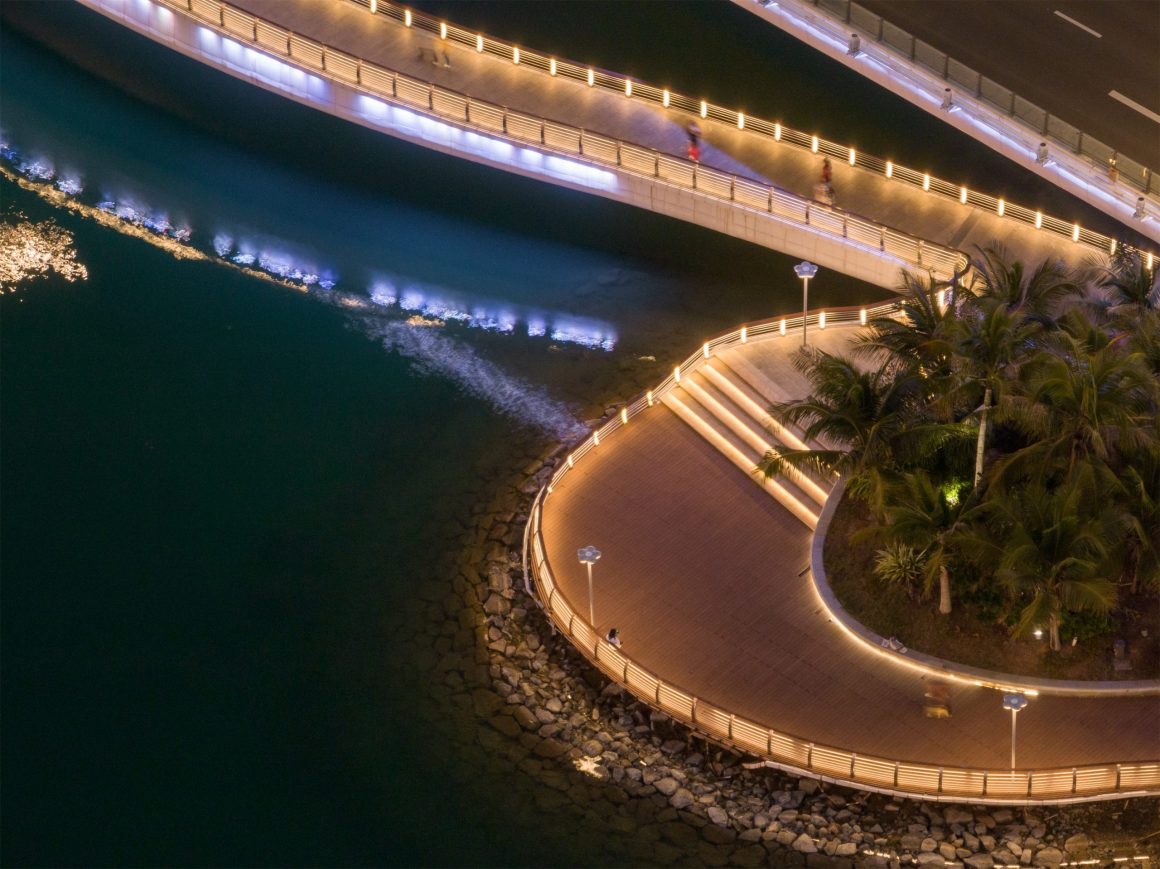 Landscape Bridge of No.1 Haihua Island, Danzhou City, Hainan Province ...