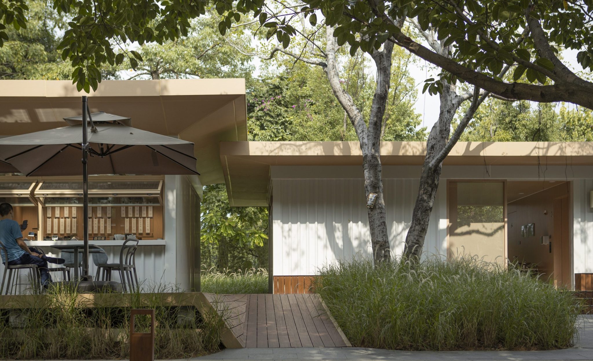 大沙河生态长廊 滨水茶室 / ZAD鸷飞建筑 – mooool木藕设计网