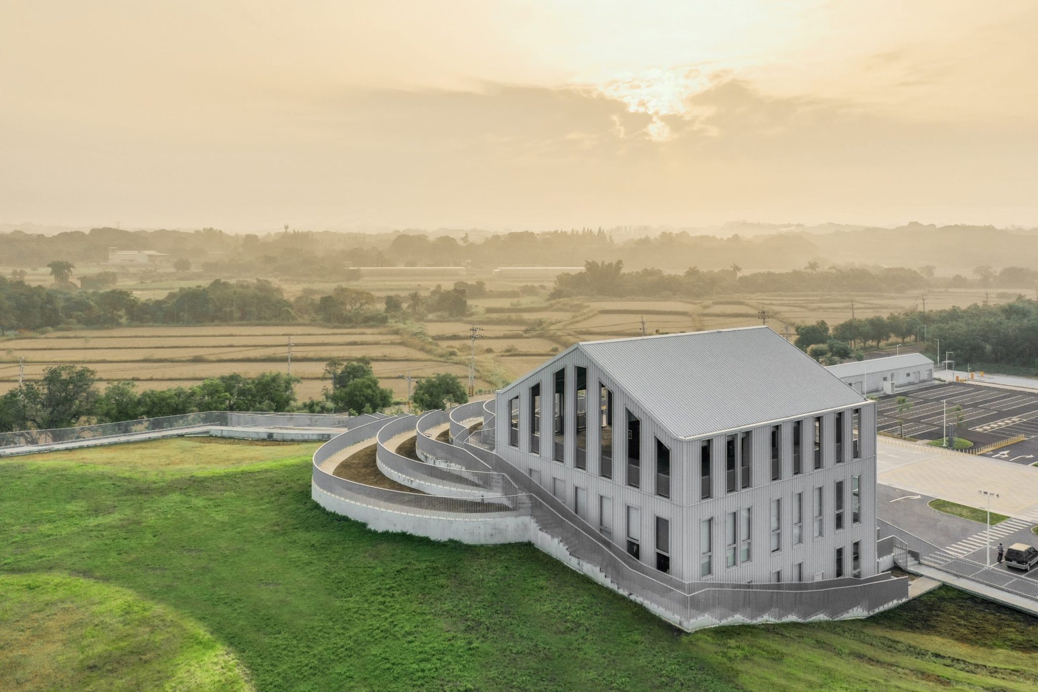 开放式屋顶设计，“台湾最美果蔬市场” / MVRDV – mooool木藕设计网