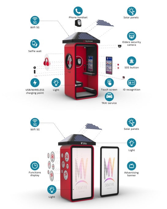 SHANGHAI SMART BOOTHS 上海智慧电话亭 / 佰筑建筑 – mooool木藕设计网