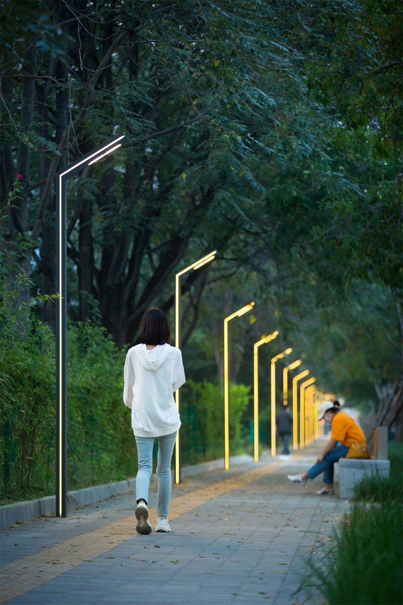 Landscape renewal of U-shaped Road in Shangdi, Beijing by Zhang Jin ...