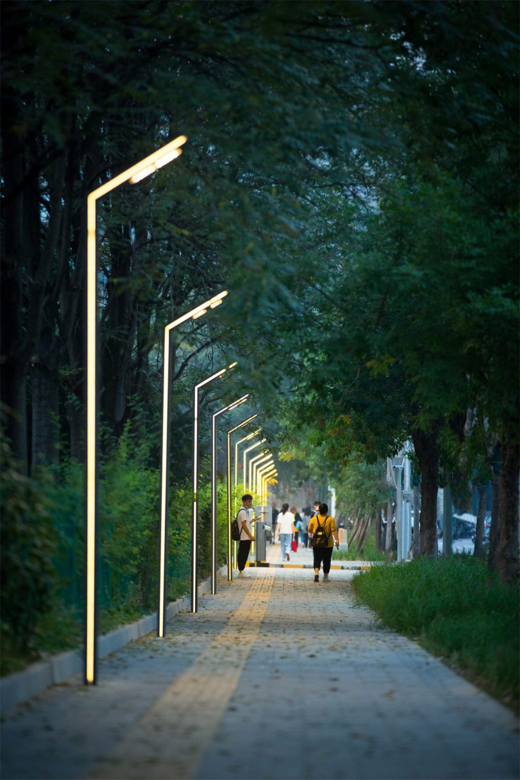 Landscape renewal of U-shaped Road in Shangdi, Beijing by Zhang Jin ...
