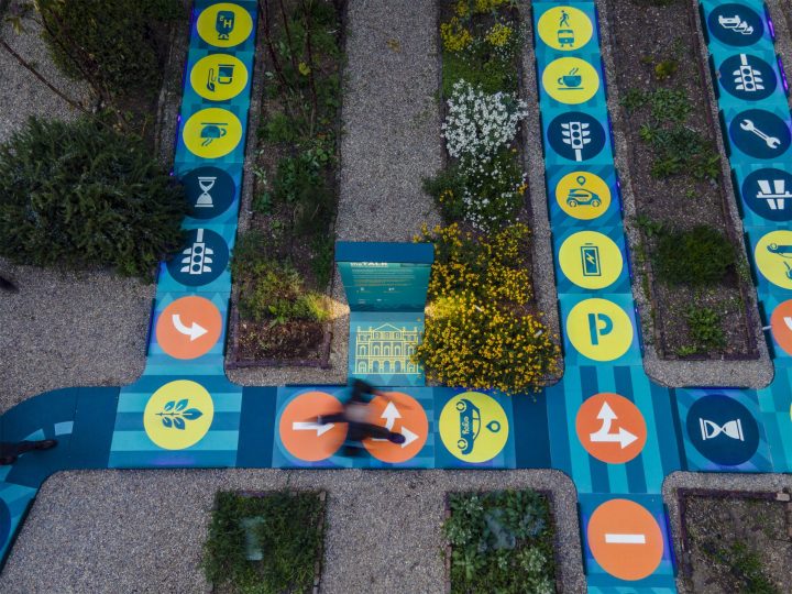 2023米兰设计周“Walk the Talk”装置，将植物园变成世界上最大的游戏面板 / Italo Rota + CRA-Carlo ...