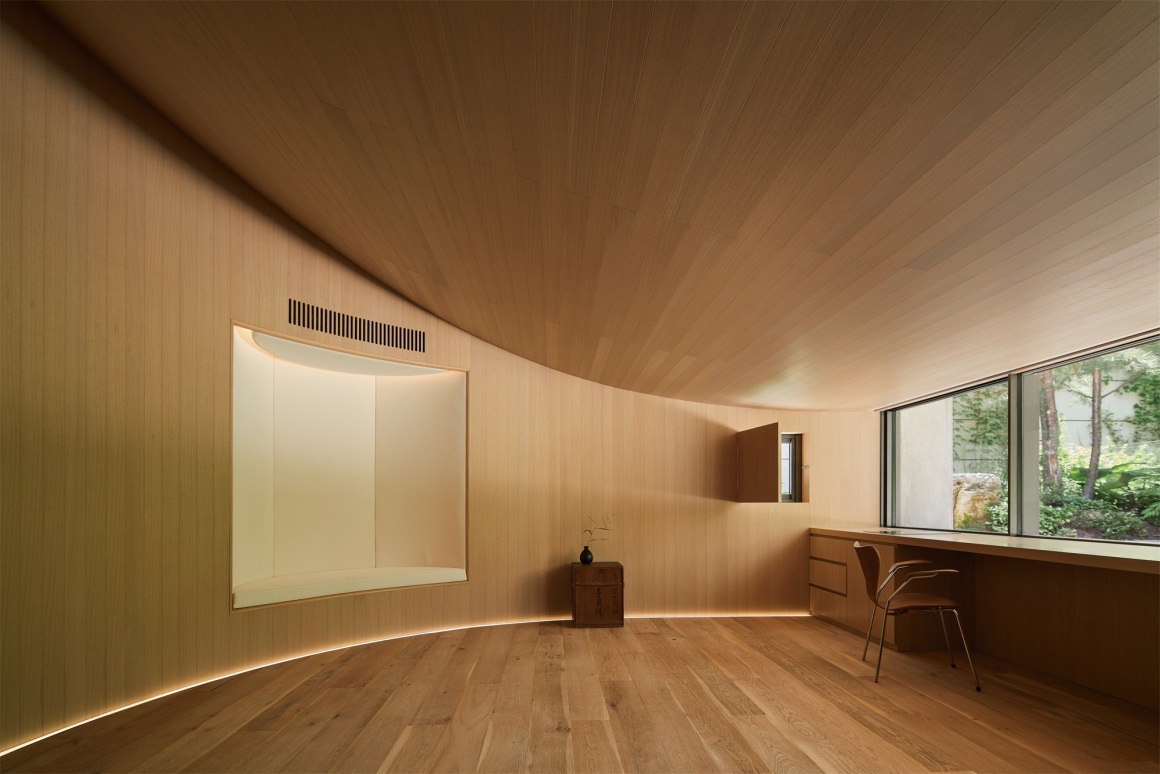 林间茶室 ——消隐的建筑 / 空间里设计 – mooool木藕设计网