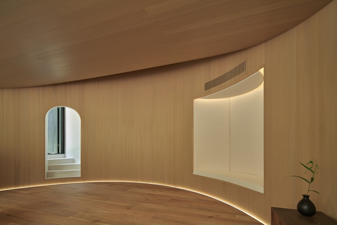 林间茶室 ——消隐的建筑 / 空间里设计 – mooool木藕设计网