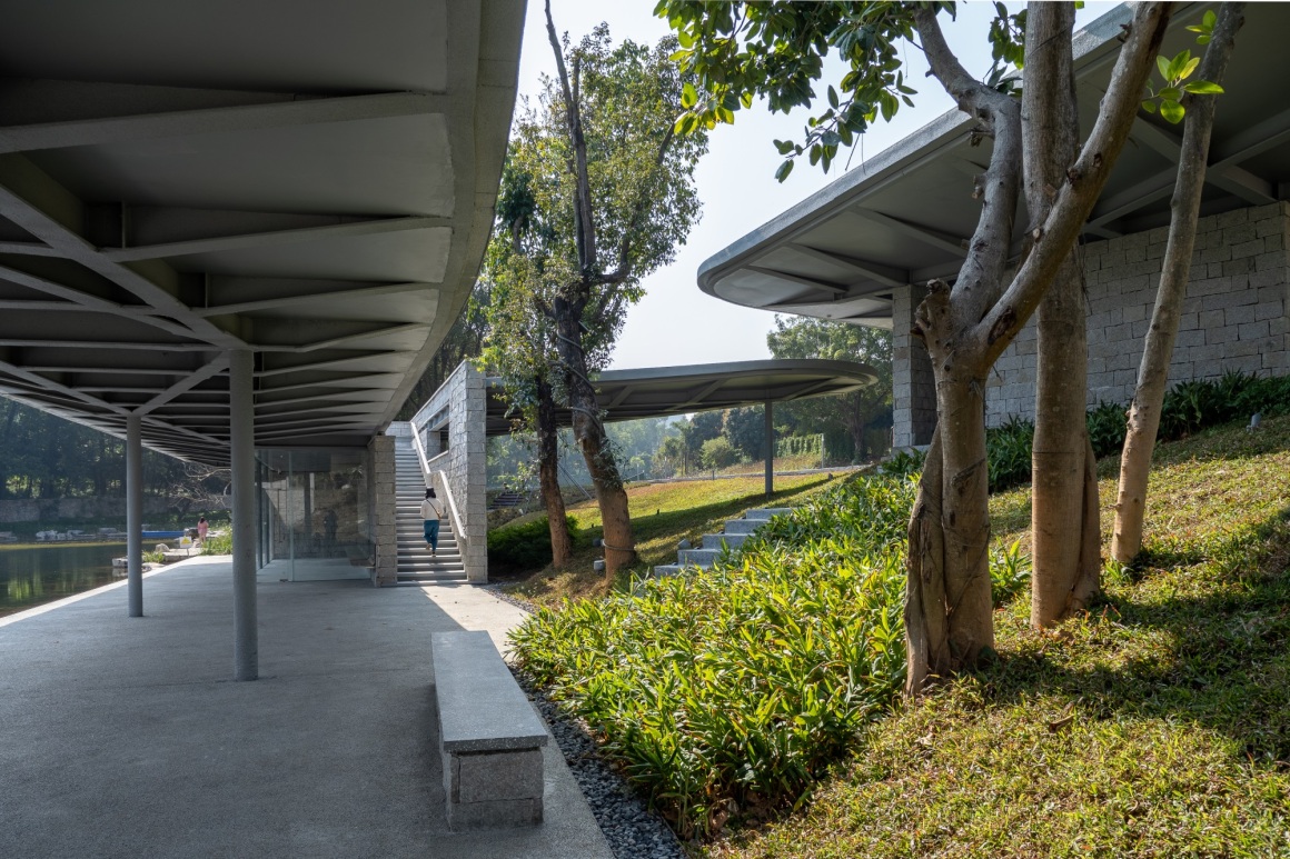 问山叠水——环西丽湖绿道（一期）二级驿站 / 同济原作设计工作室 – mooool木藕设计网