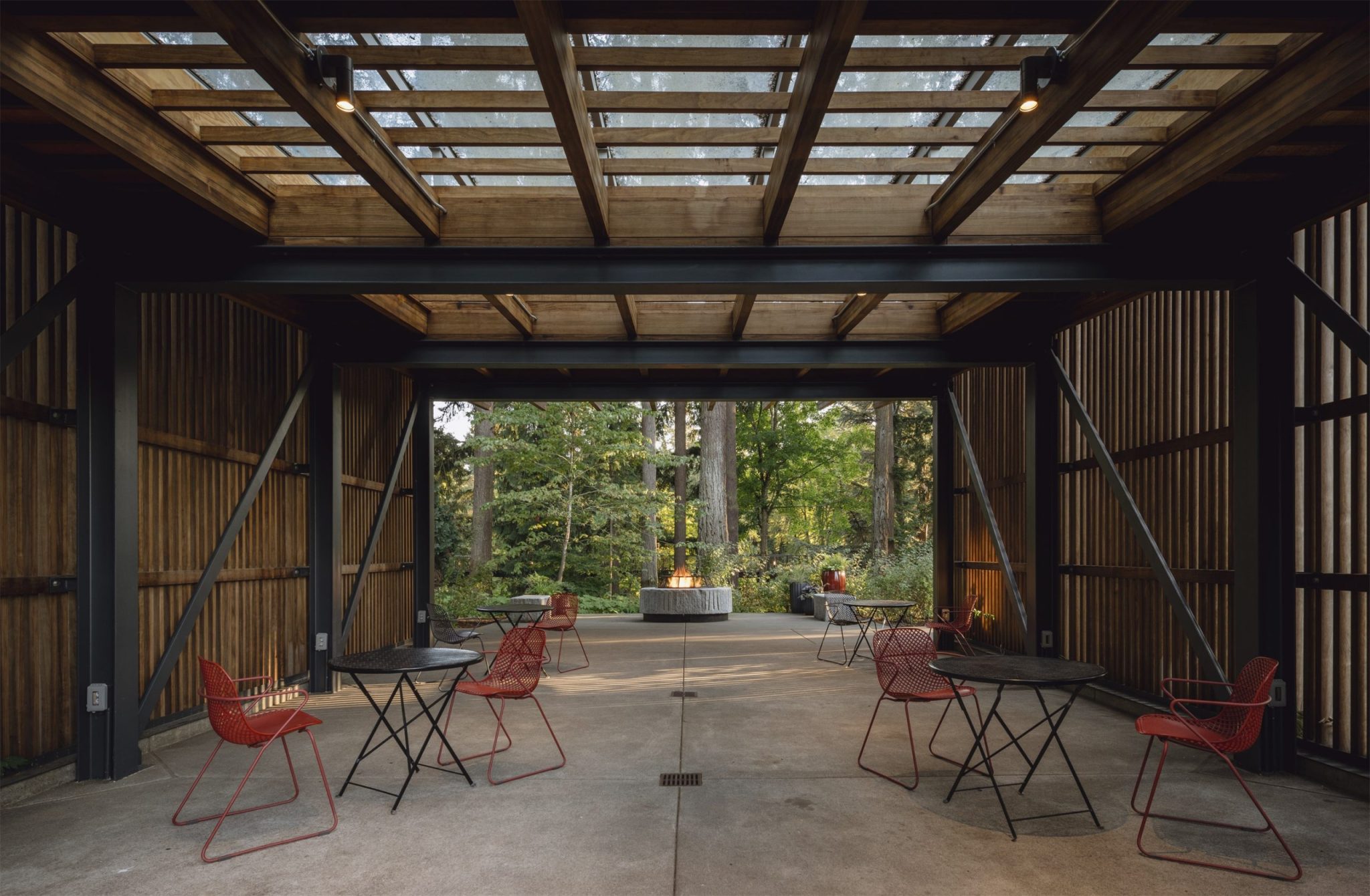 波特兰利奇植物园 · 凉亭设计 / Land Morphology + Olson Kundig – mooool木藕设计网