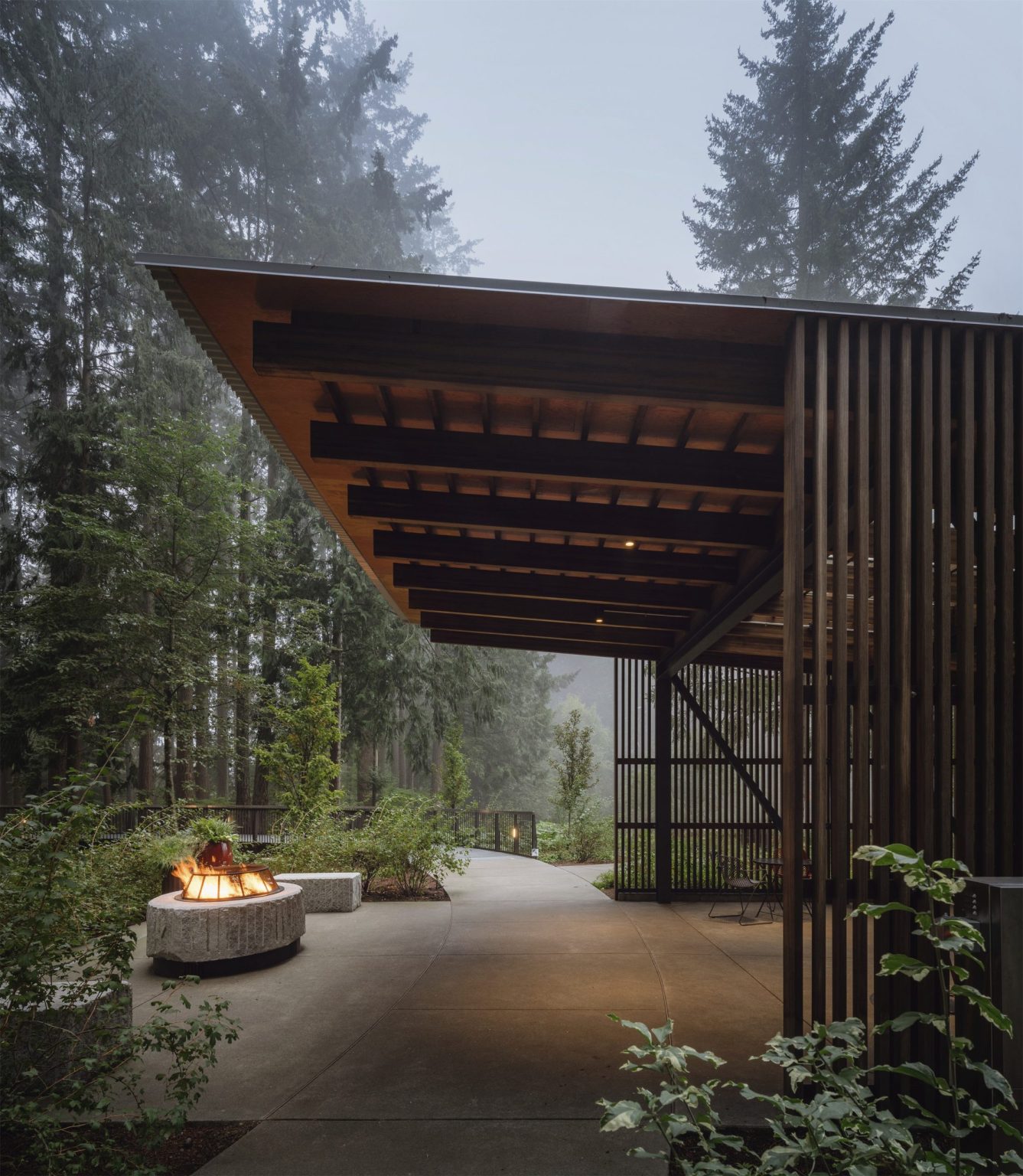 波特兰利奇植物园 · 凉亭设计 / Land Morphology + Olson Kundig – mooool木藕设计网