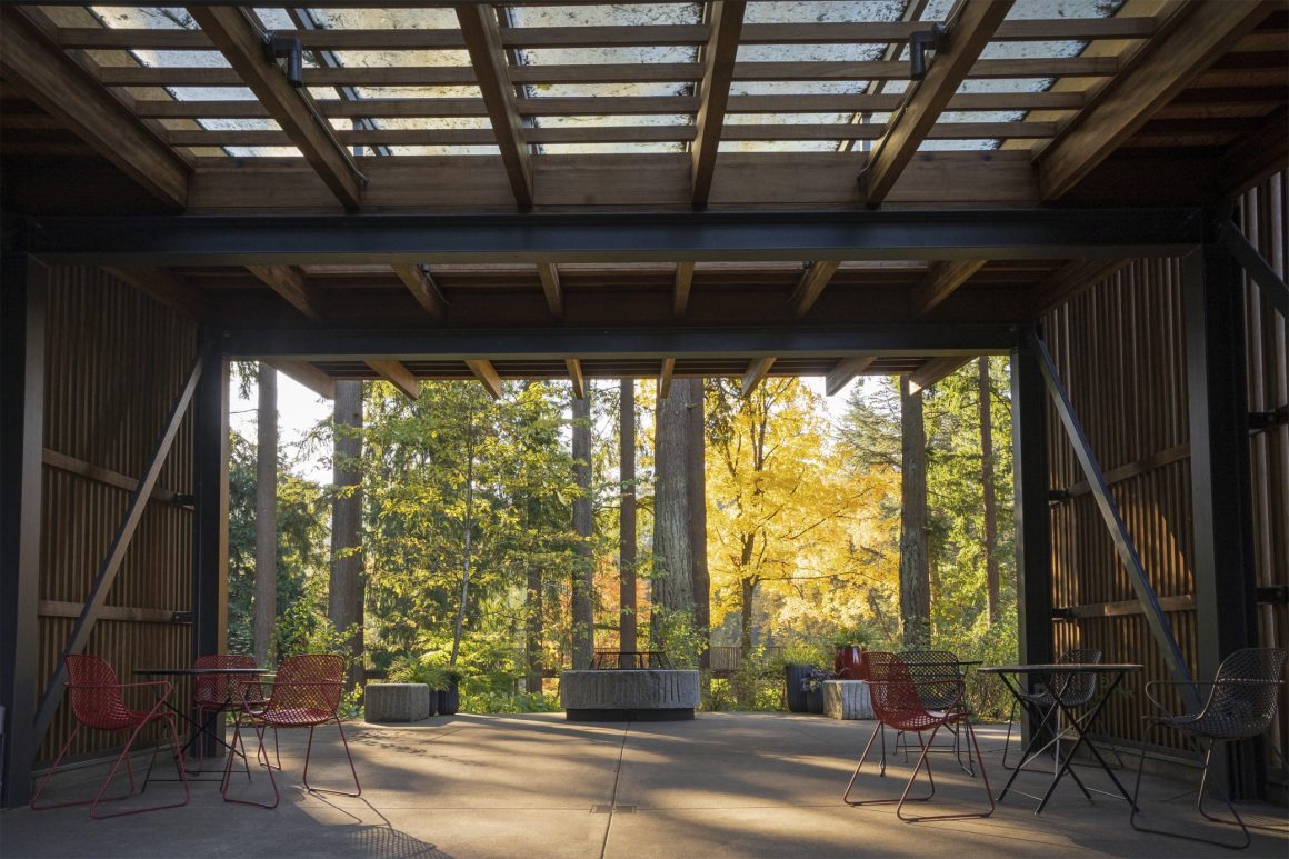 波特兰利奇植物园 · 凉亭设计 / Land Morphology + Olson Kundig – mooool木藕设计网