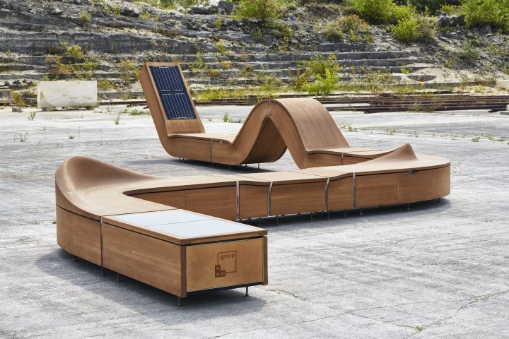 Smart public furniture by Hello Wood – mooool