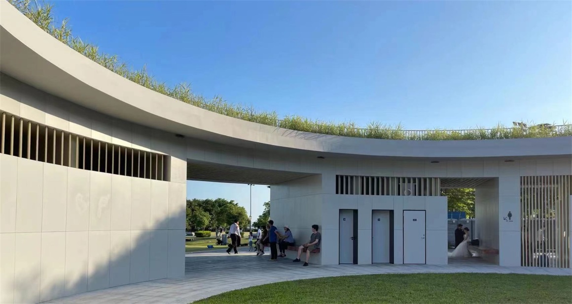 Design of Public Toilet in Shenzhen Bay Haifeng Sports Square by CCDI GROUP 21 STUDIO – mooool