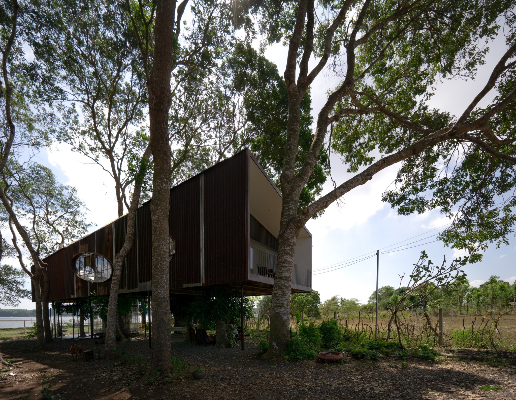 湖边的树屋，承载童年的美好时光 / H2 – mooool木藕设计网