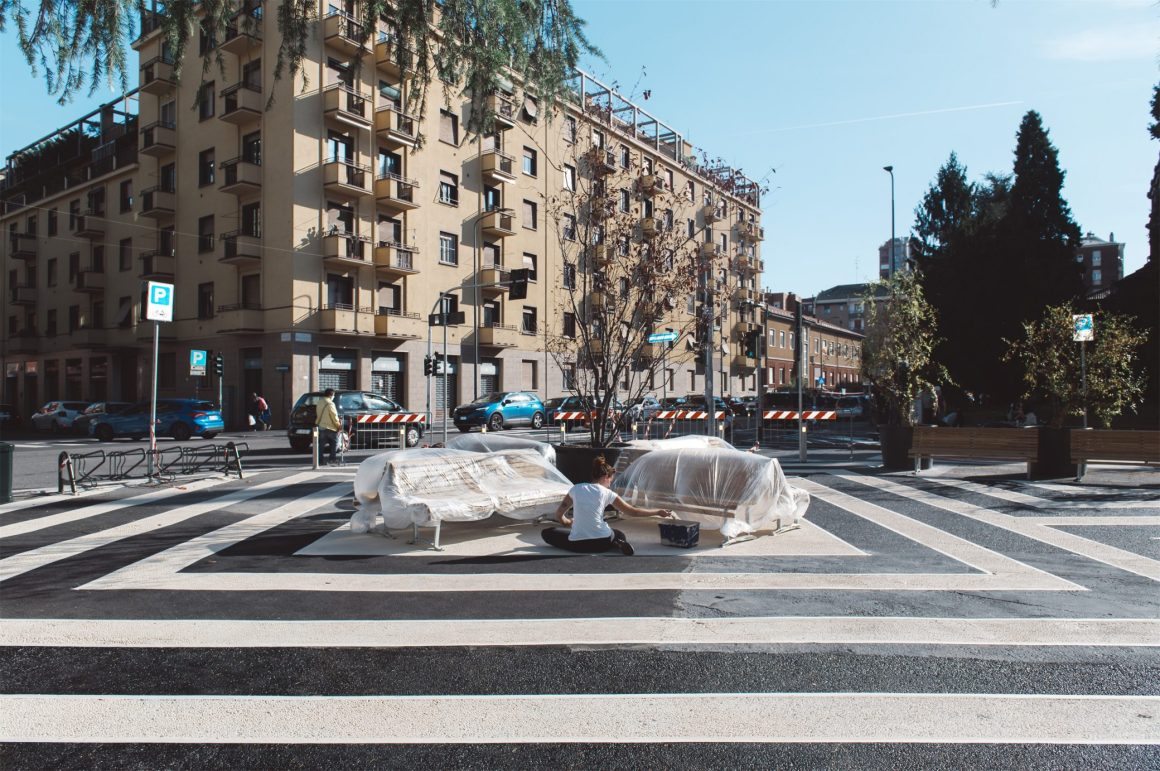 向道路借空间，意大利FRAME公共空间开发项目 / ECÒL – mooool木藕设计网