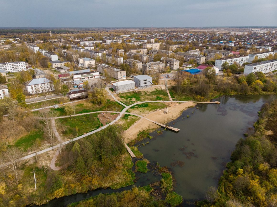 Rediscover river Vyazma. Renovation of the Red Sosenki recreation area ...