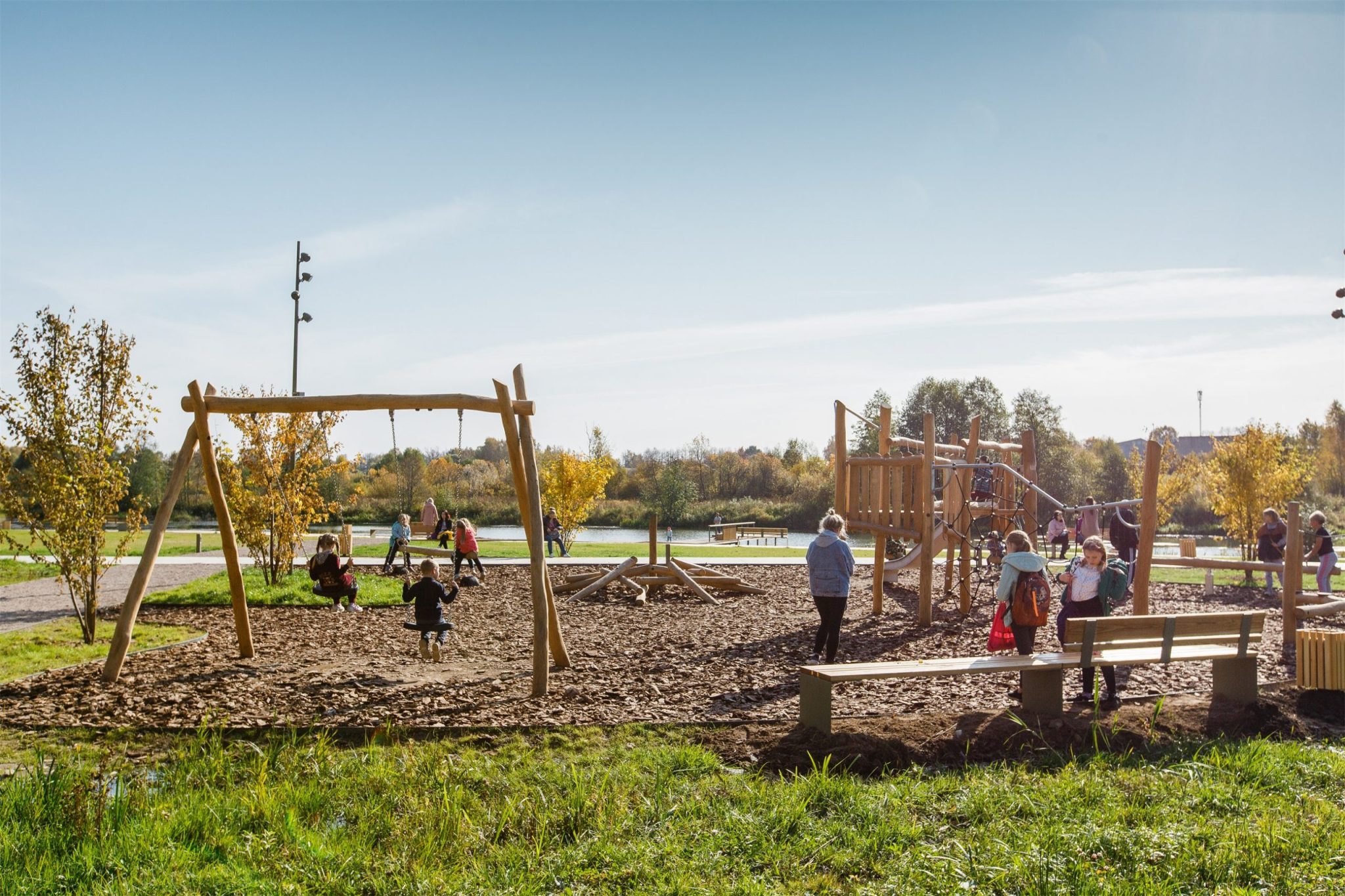 Rediscover river Vyazma. Renovation of the Red Sosenki recreation area ...