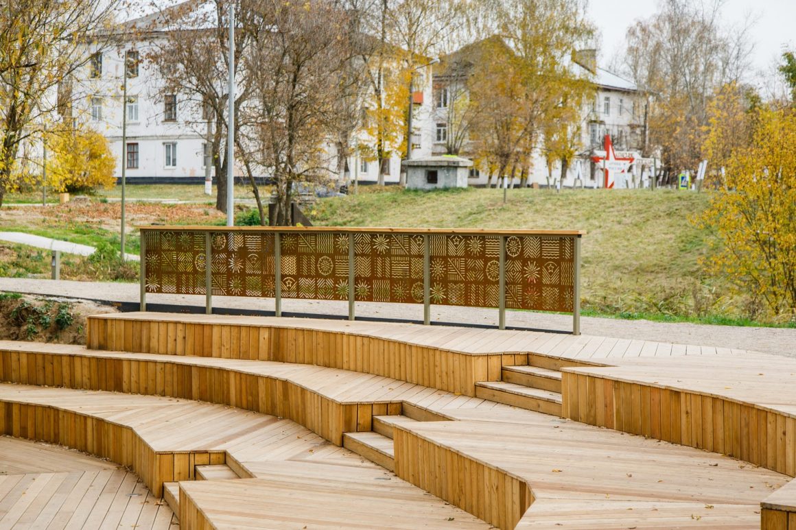 Rediscover river Vyazma. Renovation of the Red Sosenki recreation area ...