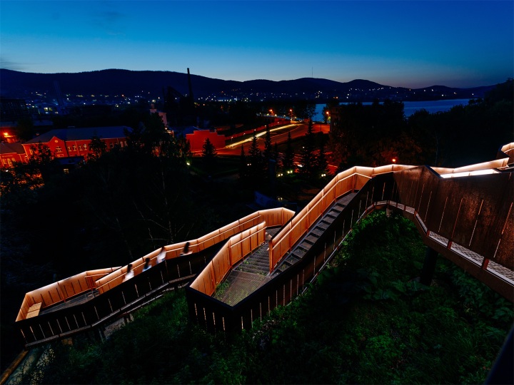 别洛列茨克城市公园和自然区的改造 | 超线云梯 / Orchestra Design Studio – mooool木藕设计网