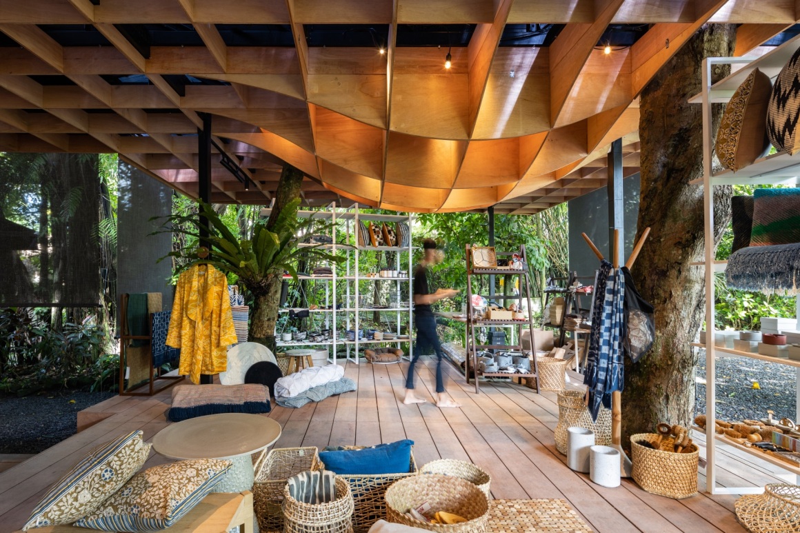 JIA露水展亭，巴厘岛热带森林间的艺术小馆 / DDAP Architect – mooool木藕设计网