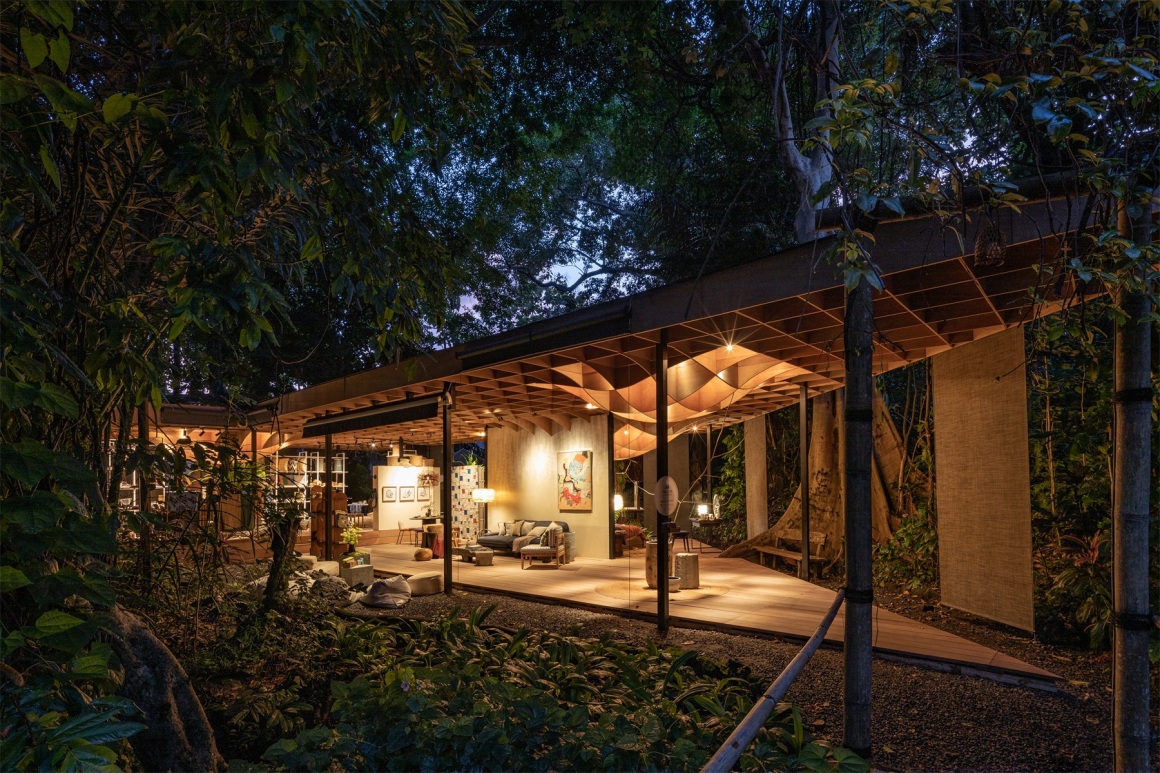JIA露水展亭，巴厘岛热带森林间的艺术小馆 / DDAP Architect – mooool木藕设计网