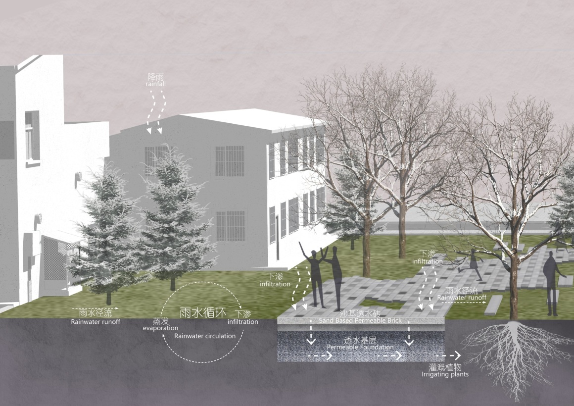 Campus landscape of Northeast Forestry University JinQiaoYuan by Poly ...