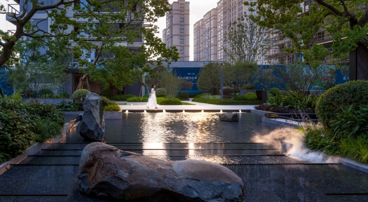 龙湖·景璘府实景展示区 | 山水画境 / 木杉景观 – mooool木藕设计网