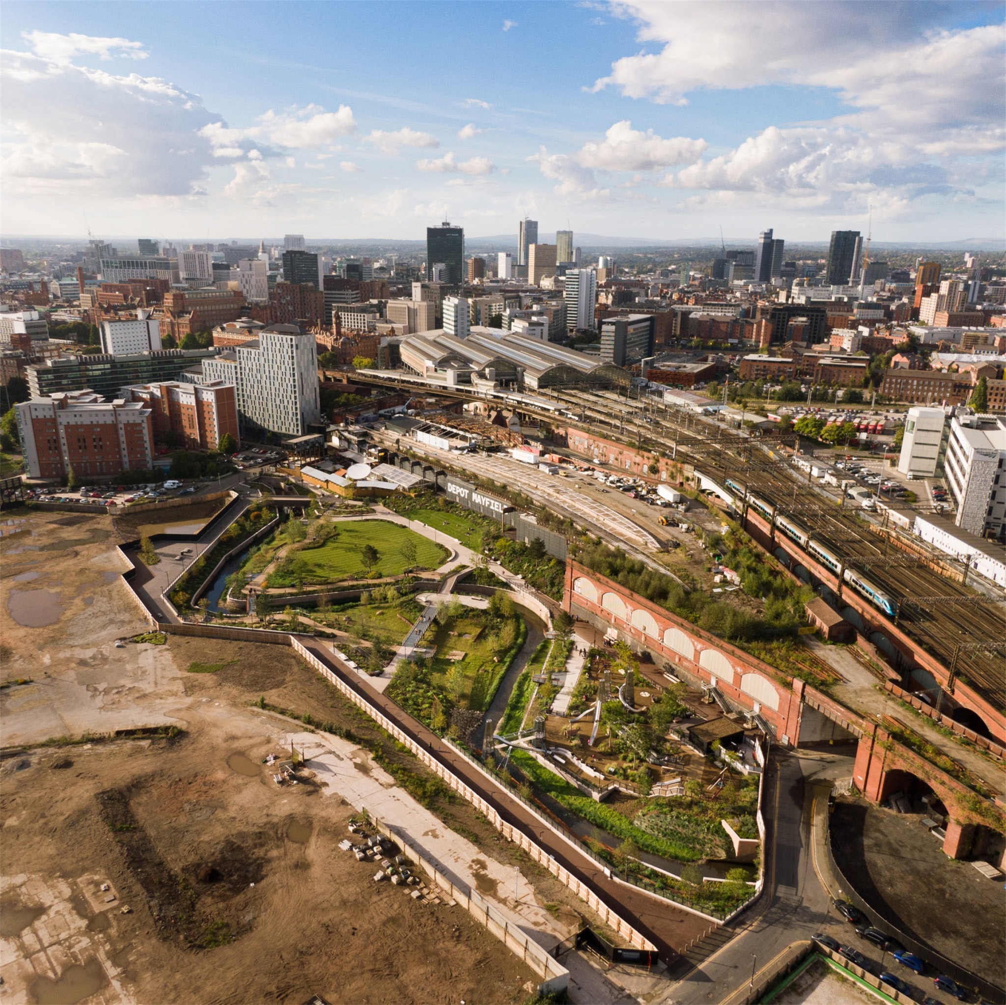 曼彻斯特梅菲尔德公园 / Studio Egret West – mooool木藕设计网