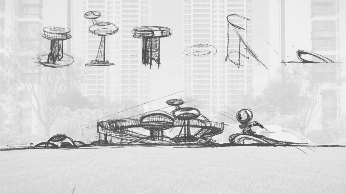 景观IP设计：西安保利·和光尘樾2期 | 心向未来，小K星际穿梭之旅 / 迪安设计 – mooool木藕设计网