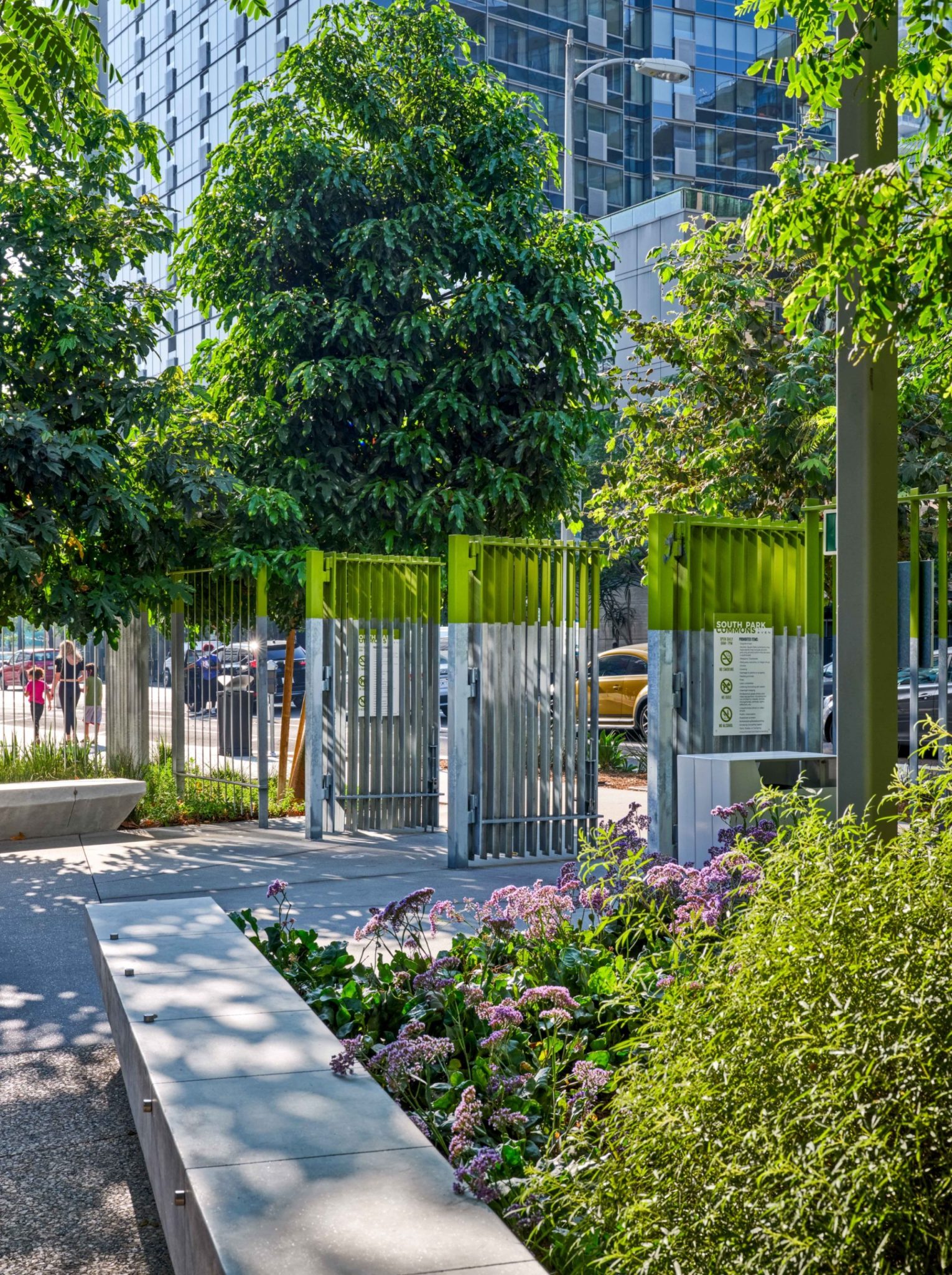 南公园城市客厅 | 洛杉矶市中心的共享后花园 / RIOS – mooool木藕设计网