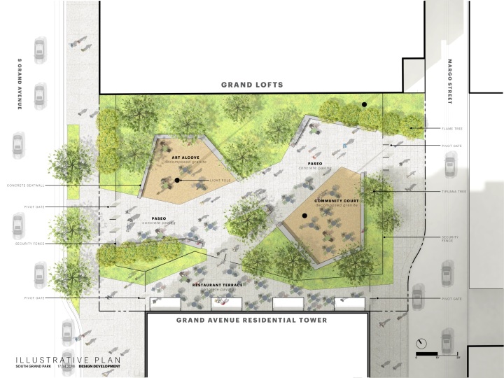 南公园城市客厅 | 洛杉矶市中心的共享后花园 / RIOS – mooool木藕设计网